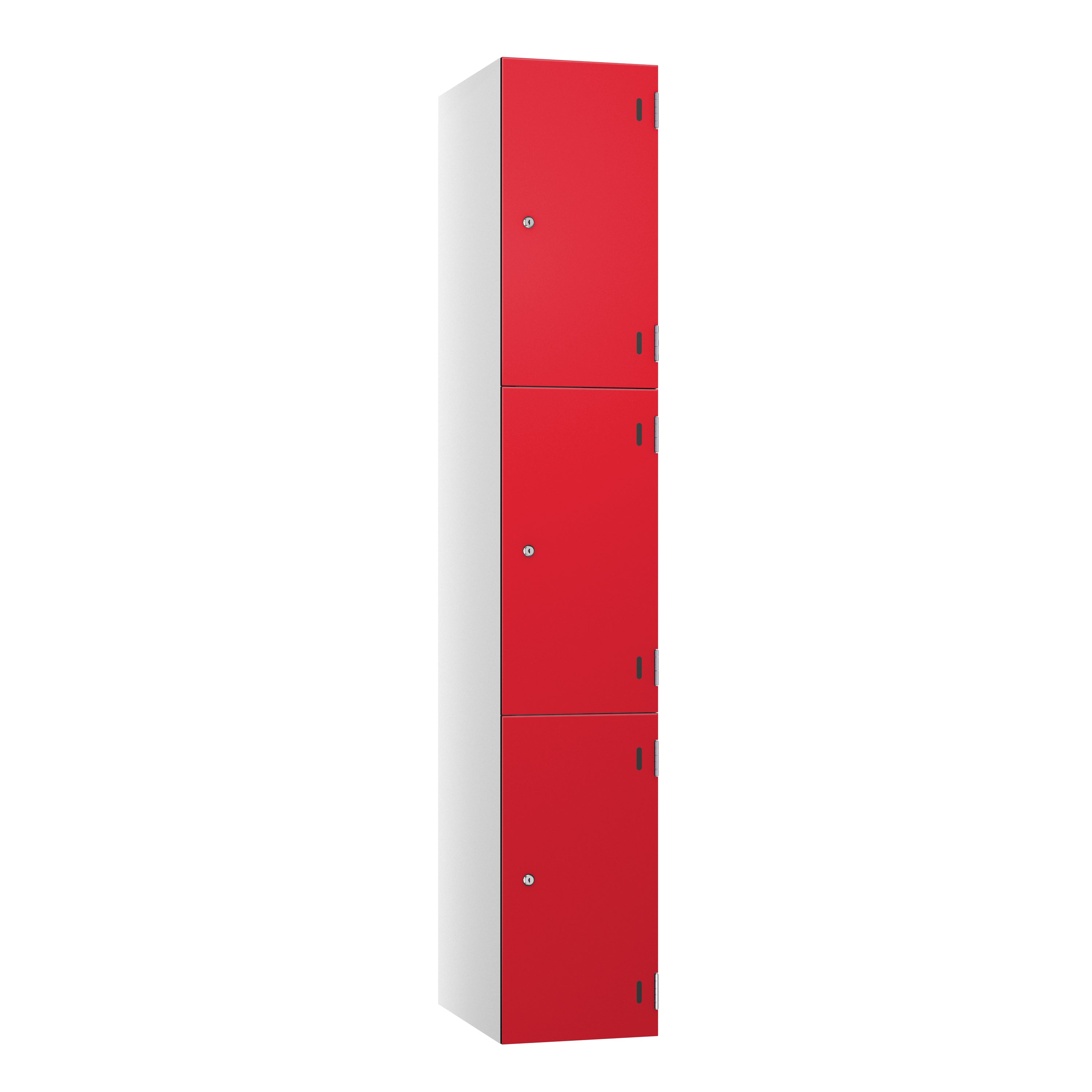 Pure Shield SGL 3 Tier Locker - White Carcass – Ironstor Storage Solutions