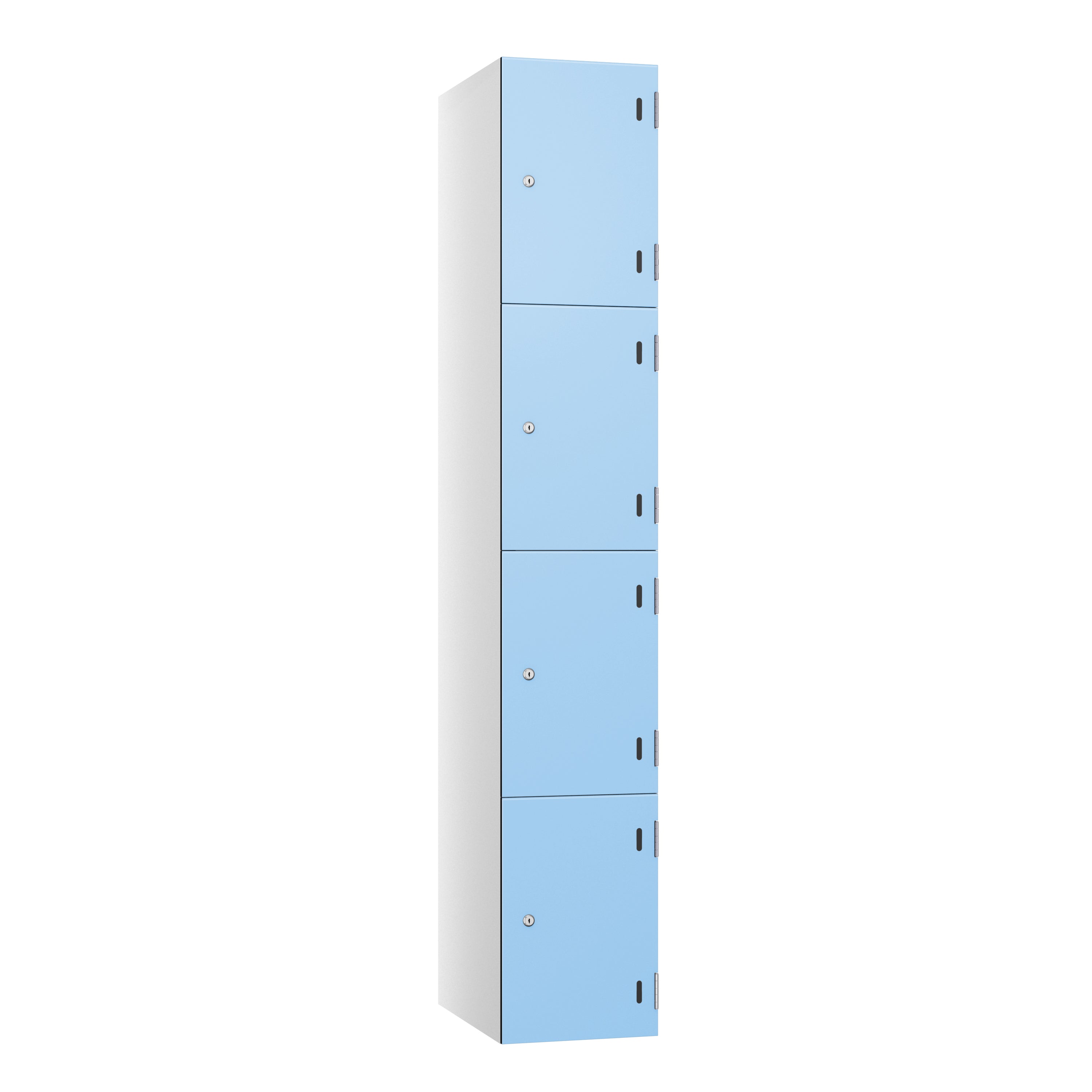 Pure Shield SGL 4 Tier Locker - White Carcass – Ironstor Storage Solutions